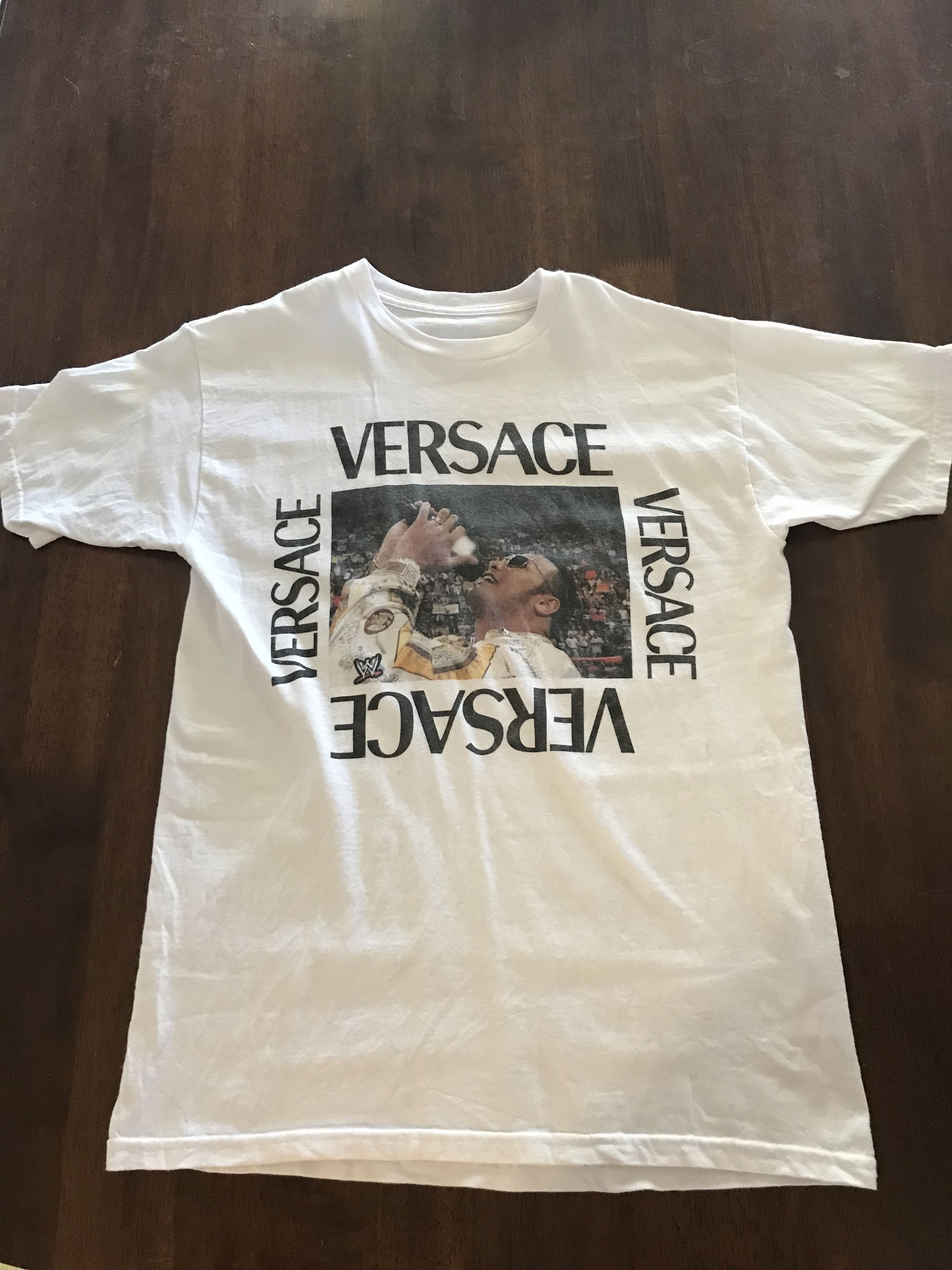 Versace THE ROCK VERSACE T-SHIRT | Grailed