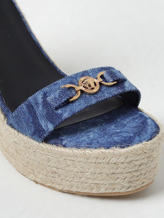 Versace Versace Wedge Shoes Woman Denim | Grailed