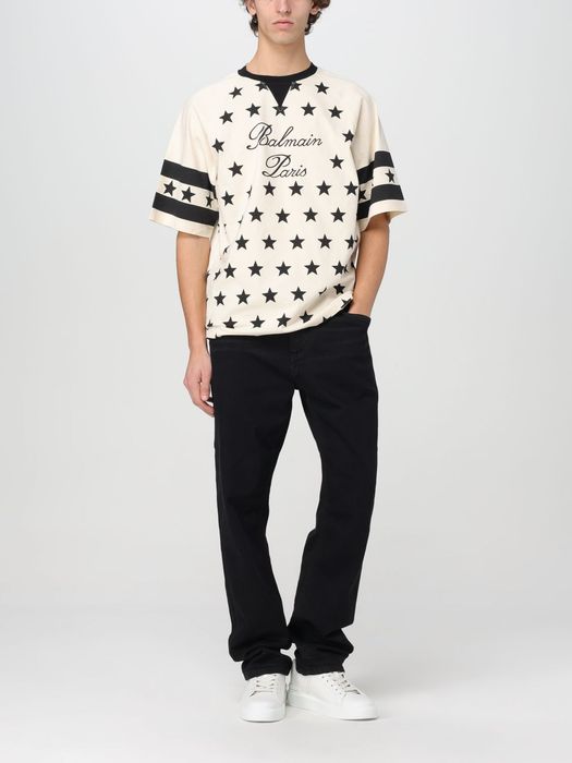 Balmain Balmain T-Shirt Men Cream | Grailed