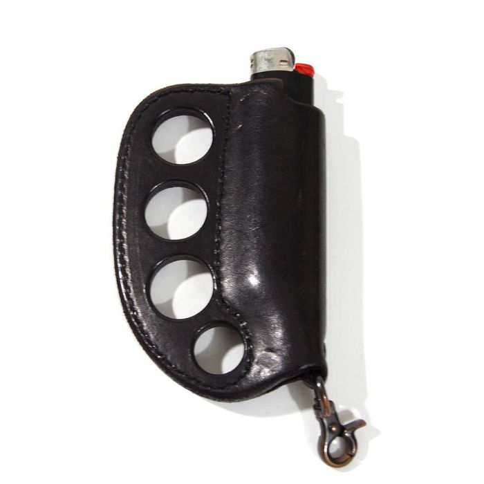 Blackmeans Leather Knuckle Lighter Holder | Grailed