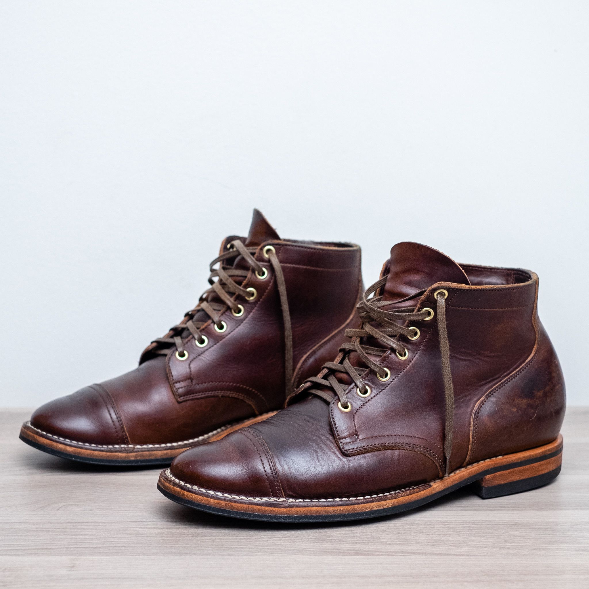 Viberg Brown Chromexcel Service Boots | Grailed