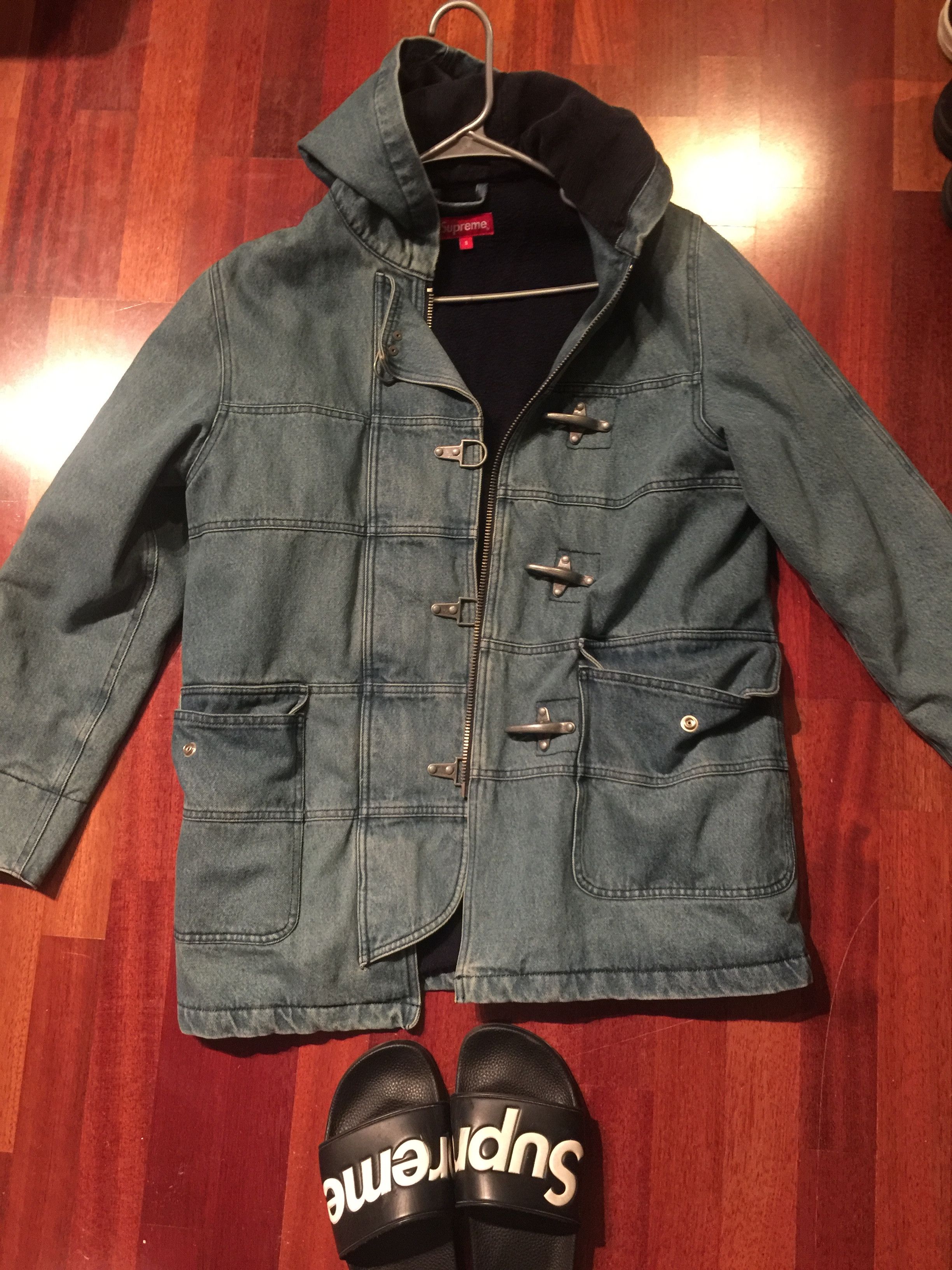 Supreme Denim Fireman jacket | Grailed