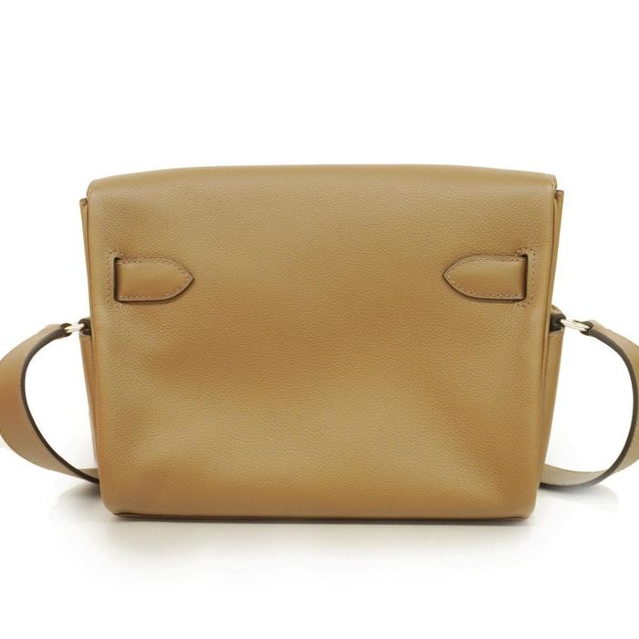 Hermes Hermes Shoulder Bag Kelly Messenger PM Evercolor Tundra Silver ...