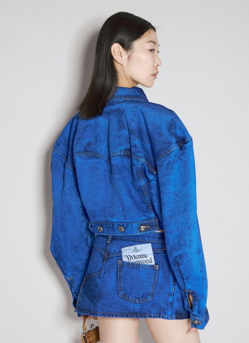 Vivienne Westwood Cropped Denim Boxer Jacket | Grailed