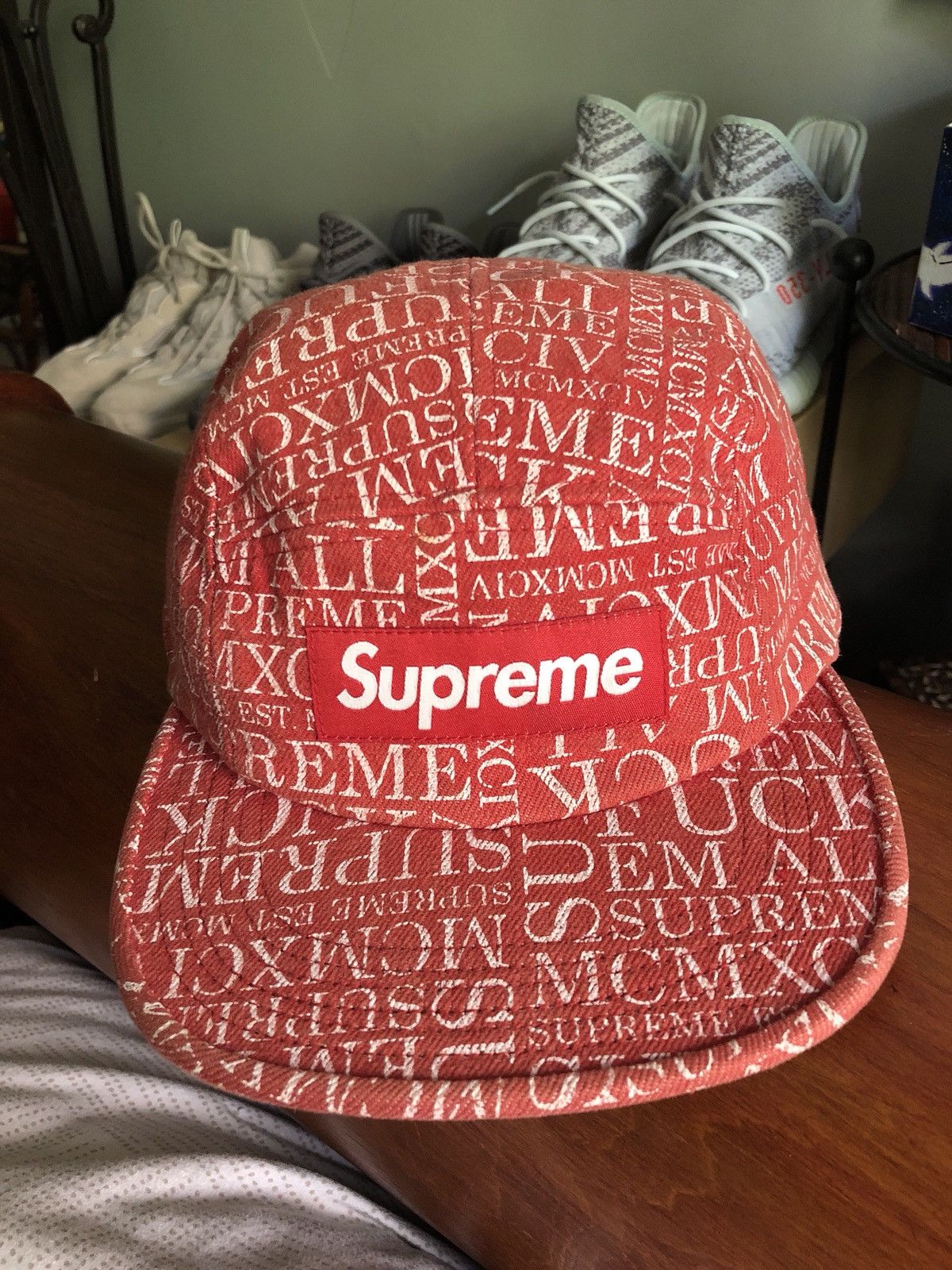 Supreme Red Supreme Hat | Grailed