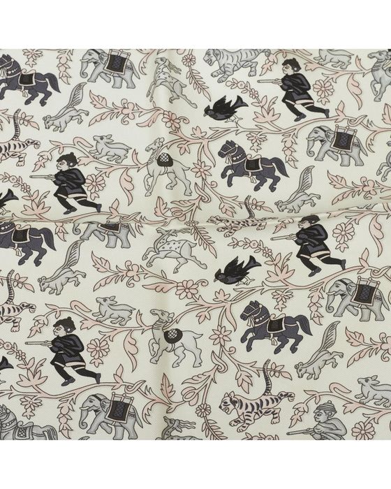 Hermes Indo Hunt Silk Scarf | Grailed