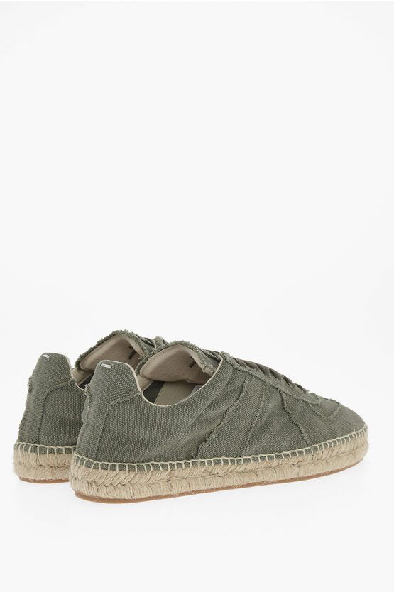 Maison Margiela MM22 Cotton Low-Top Sneakers with Jute Sole | Grailed
