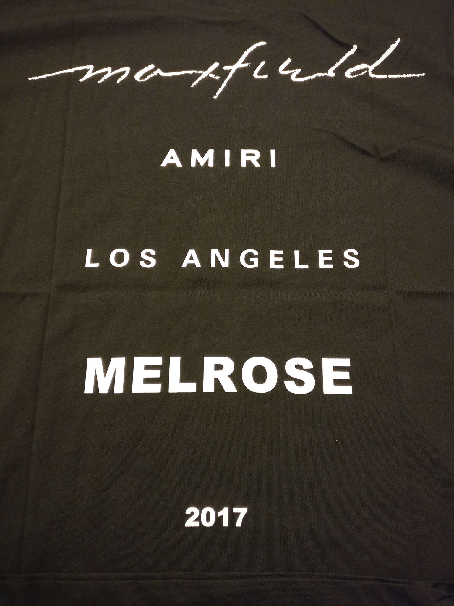 Amiri Amiri Maxfield Print Exclusive T | Grailed