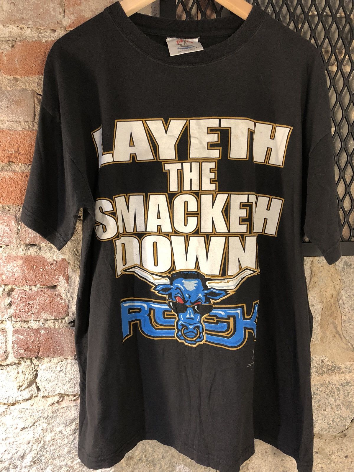 Vintage 2000 The Rock WWF Layeth The Smacketh Down | Grailed