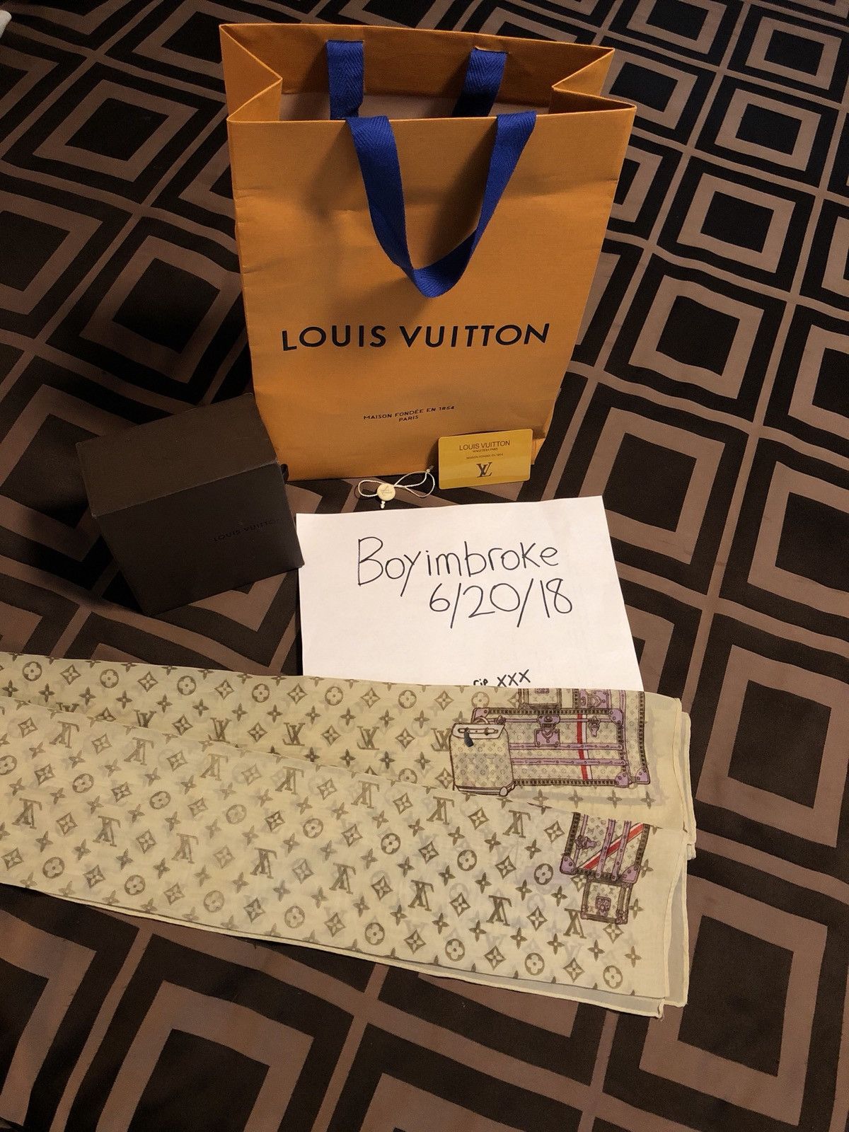 Louis Vuitton Louis Vuitton Scarf | Grailed
