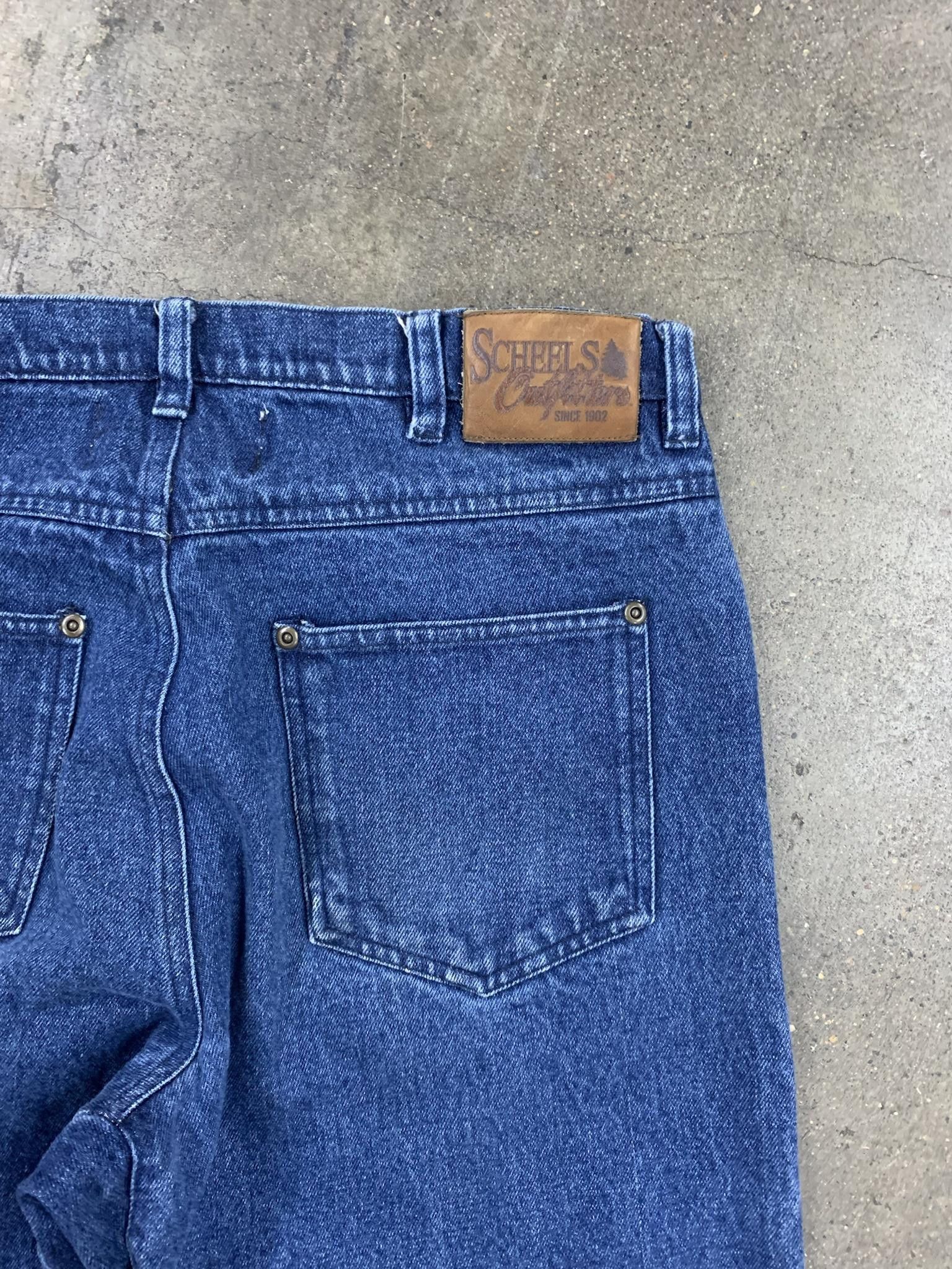 Vintage Vintage 90s Tan Double Front Jeans 33x31 | Grailed