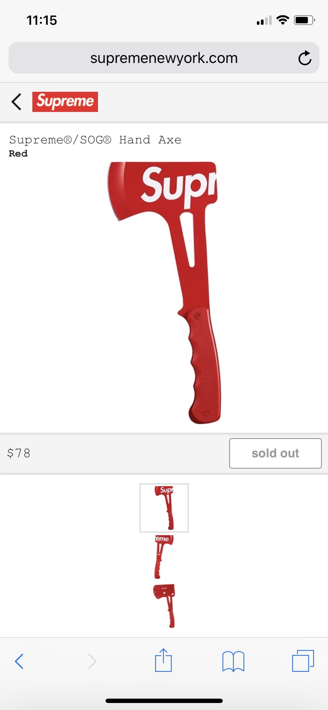 Supreme Hand Axe | Grailed