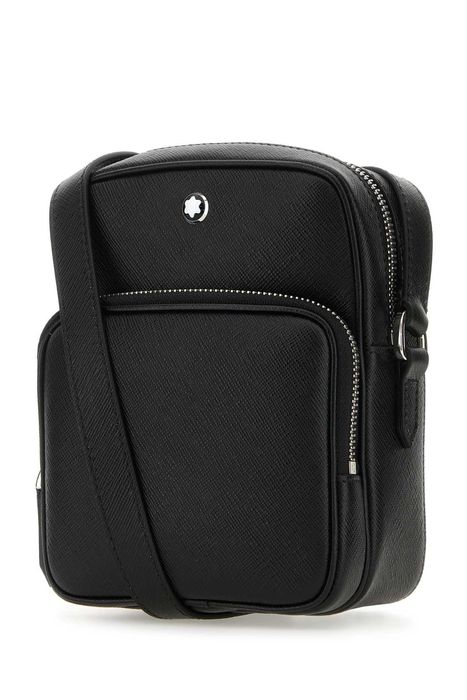 Montblanc Black Leather Crossbody Bag | Grailed