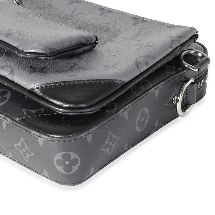 Louis Vuitton Louis Vuitton Grey Monogram Eclipse Reverse Canvas Trio ...
