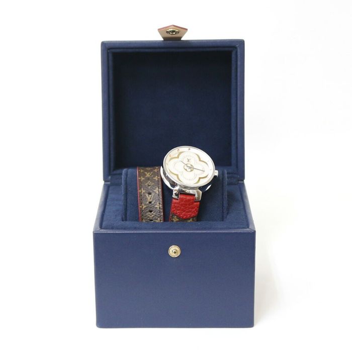 Louis Vuitton Louis Vuitton Tambour Moon Divine Watch Stainless Steel ...