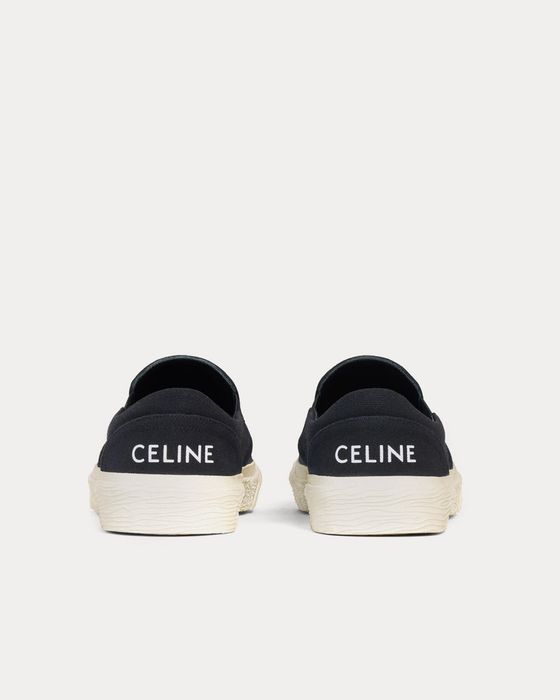 Celine Elliott 'Hawaii' Printed Canvas Slip On Trainers | Grailed