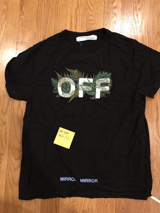 Off-White Off—White TM Authentic Men’s Mirror Mirror Tee Shirt Large ...