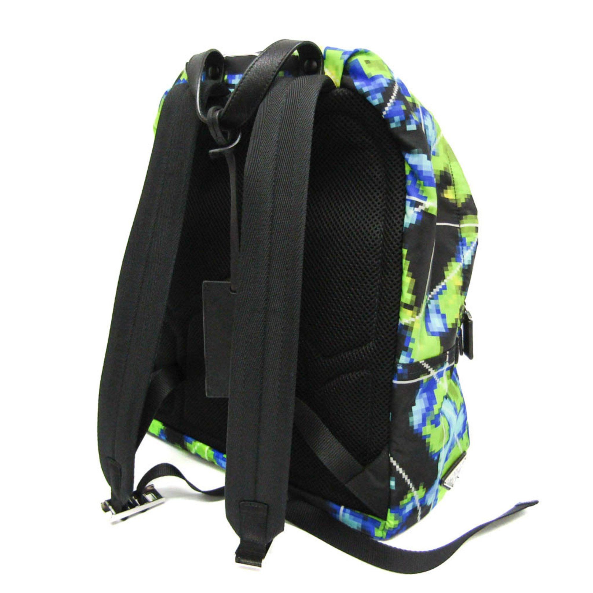 Prada Prada Radar 2VZ066 Women,Men Nylon Backpack Black,Green | Grailed