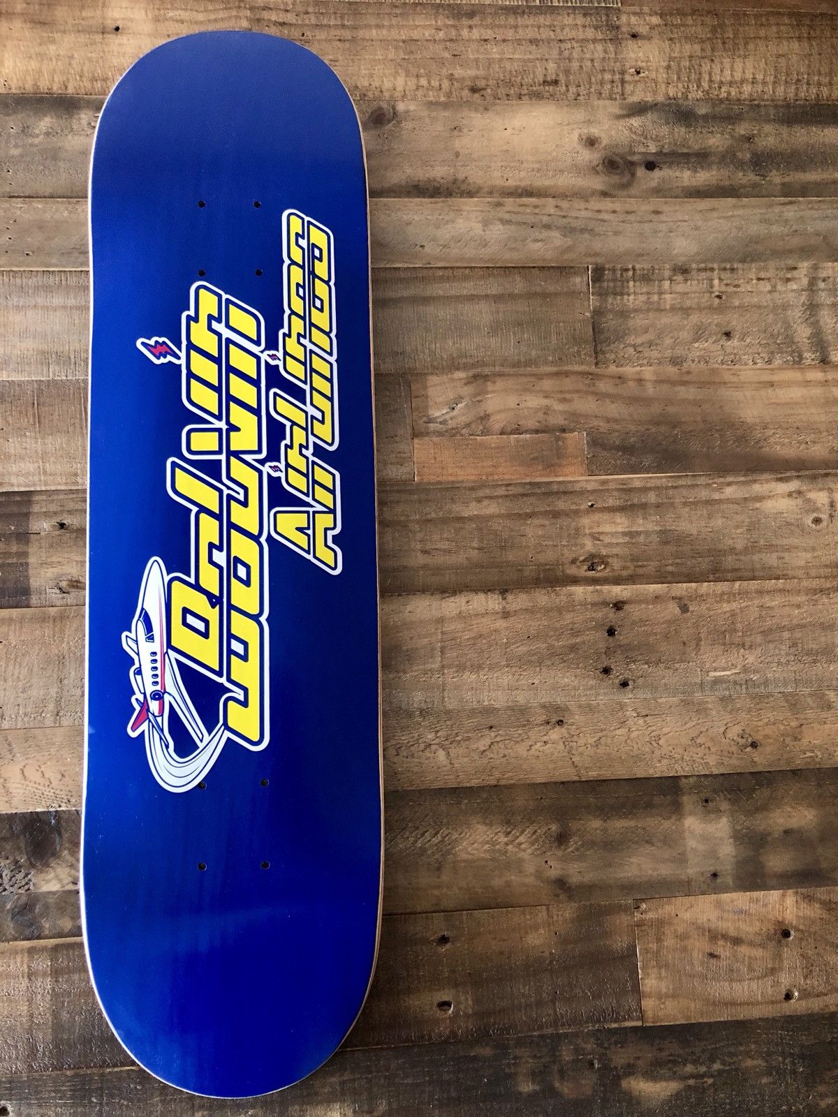 MCM Balvin Airlines Skateboard Deck | Grailed
