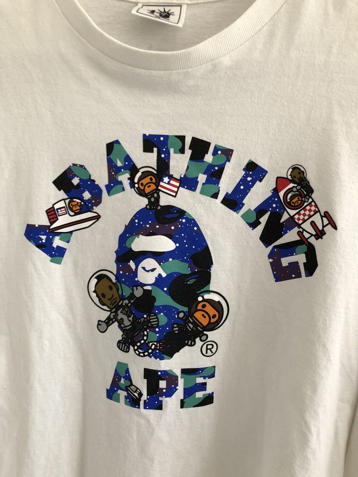 Bape × Kid Cudi BAPE x KID CUDI 10TH ANNIVERSARY LONGSLEEVE (white ...