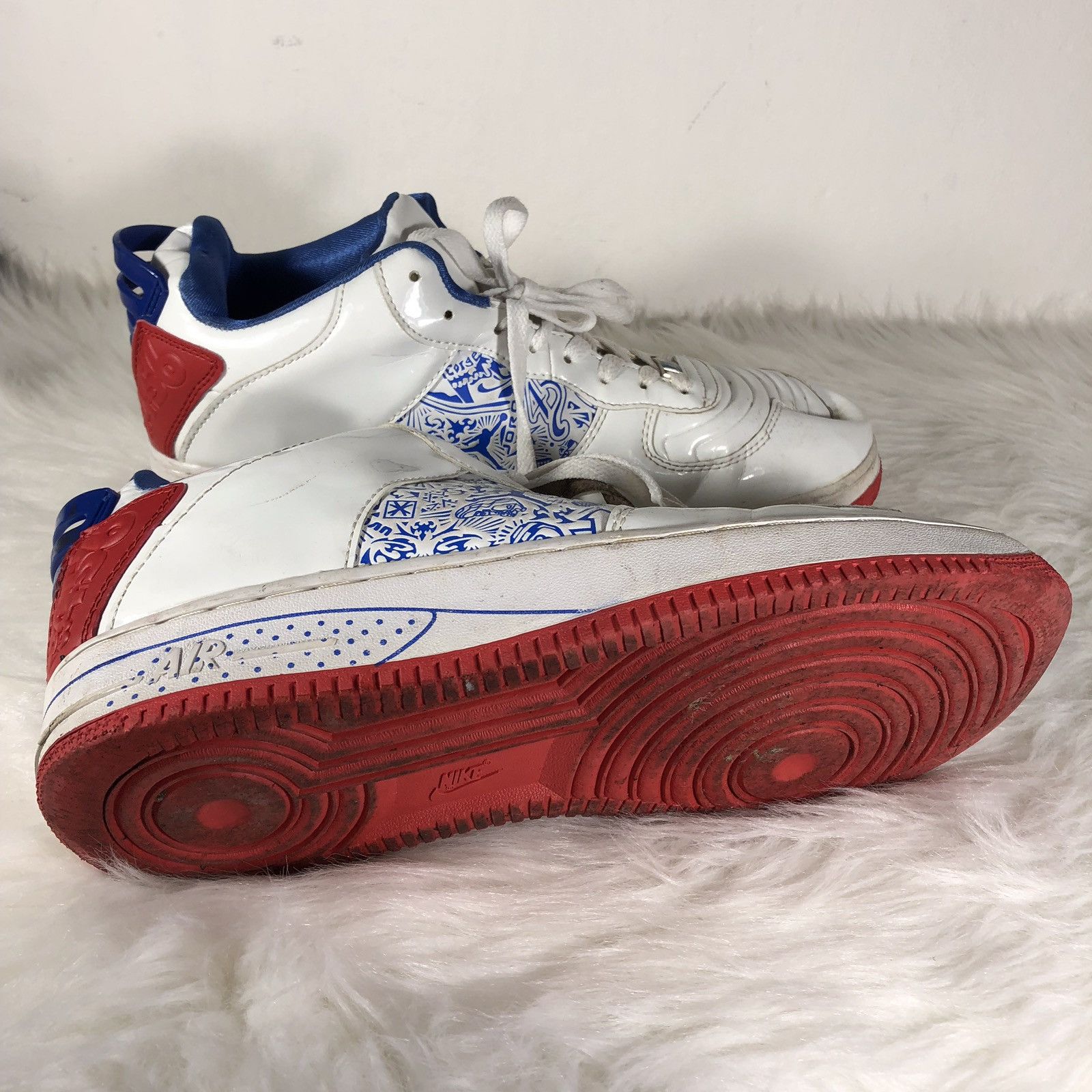 Jordan Brand × Nike Rare Nike Low Top Air Force 1 X Jordans Doodle ...