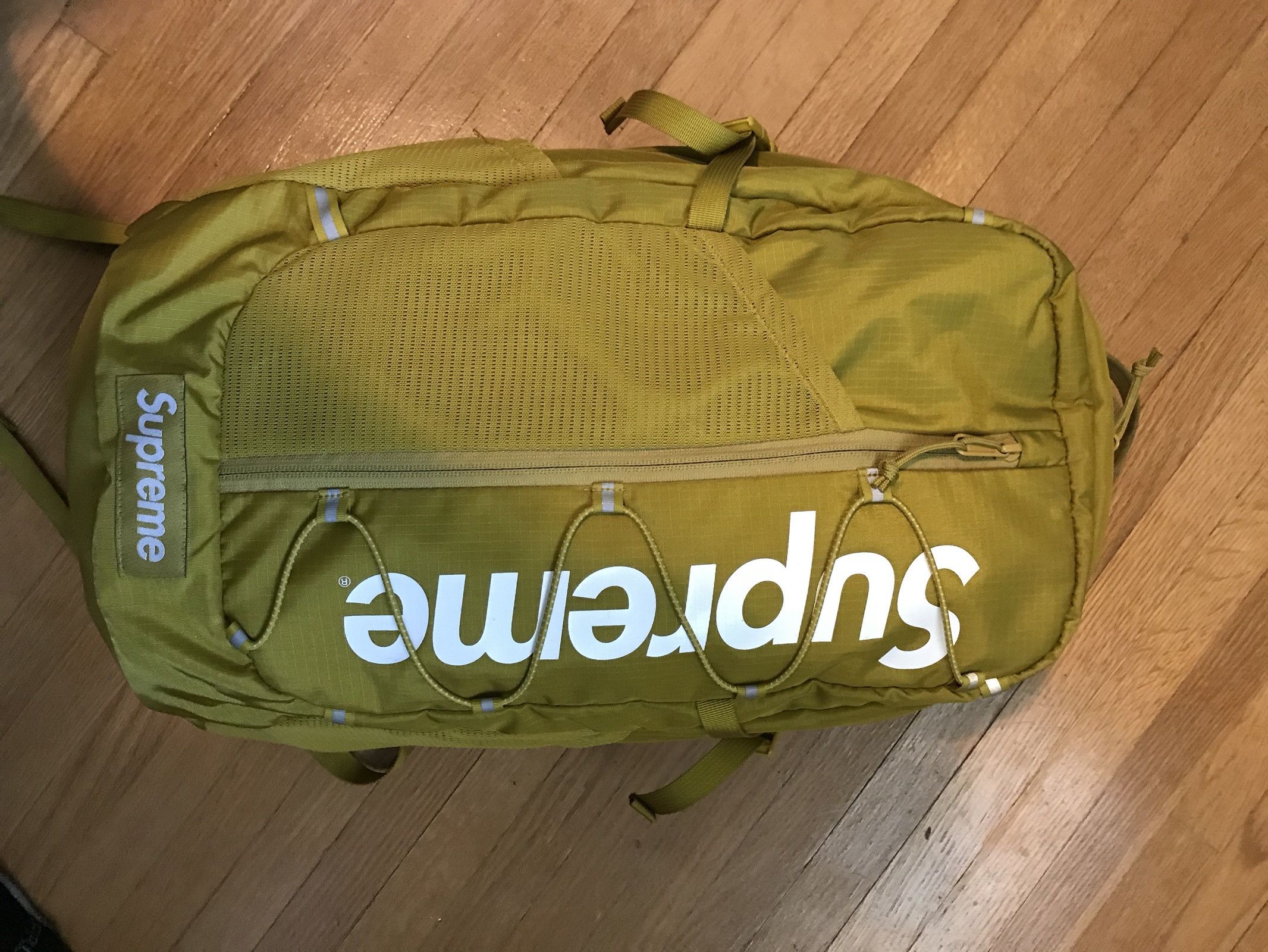 Supreme Supreme x Cordura Acid Green Backpack | Grailed