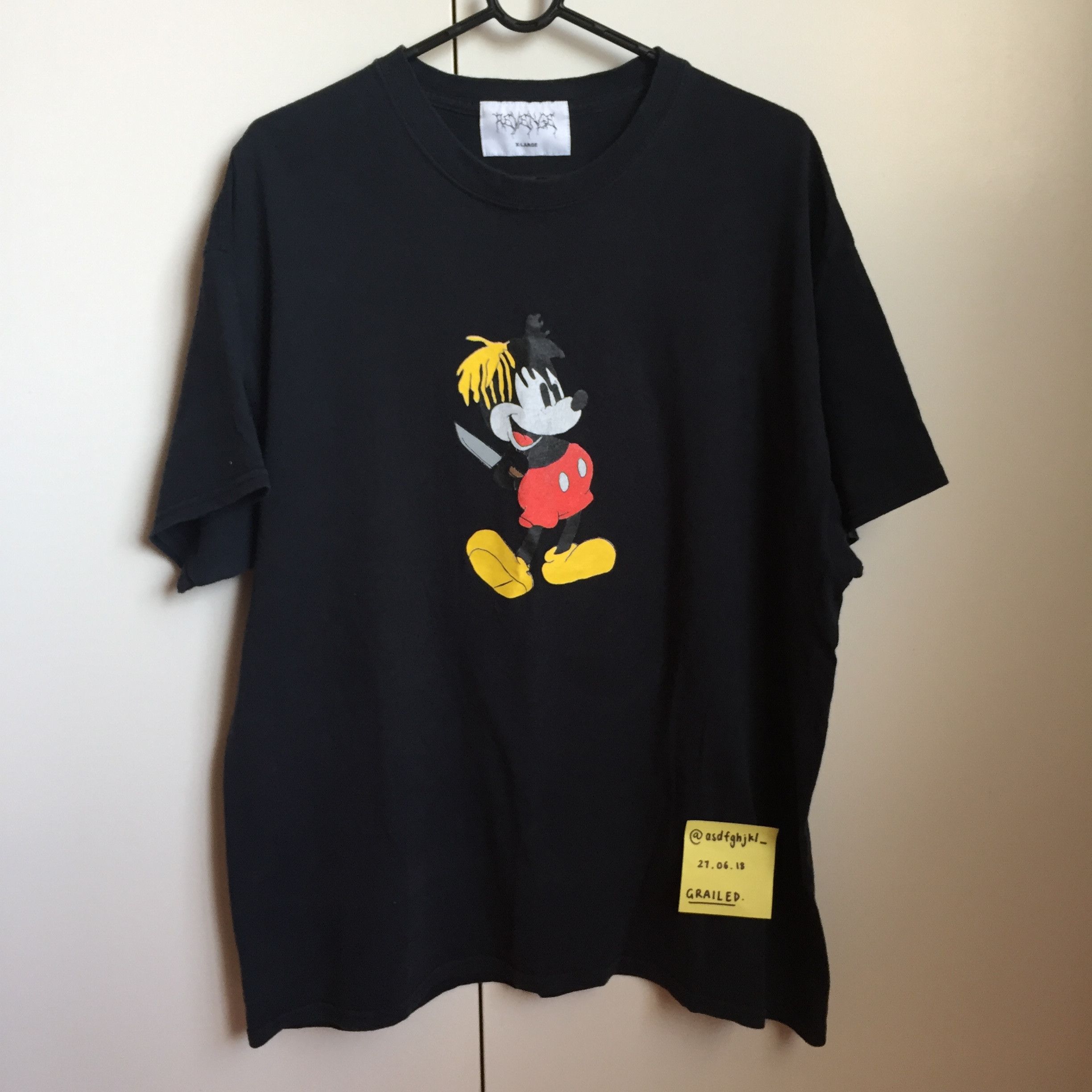 Revenge XXXTENTACION MICKEY SHIRT - RARE | Grailed