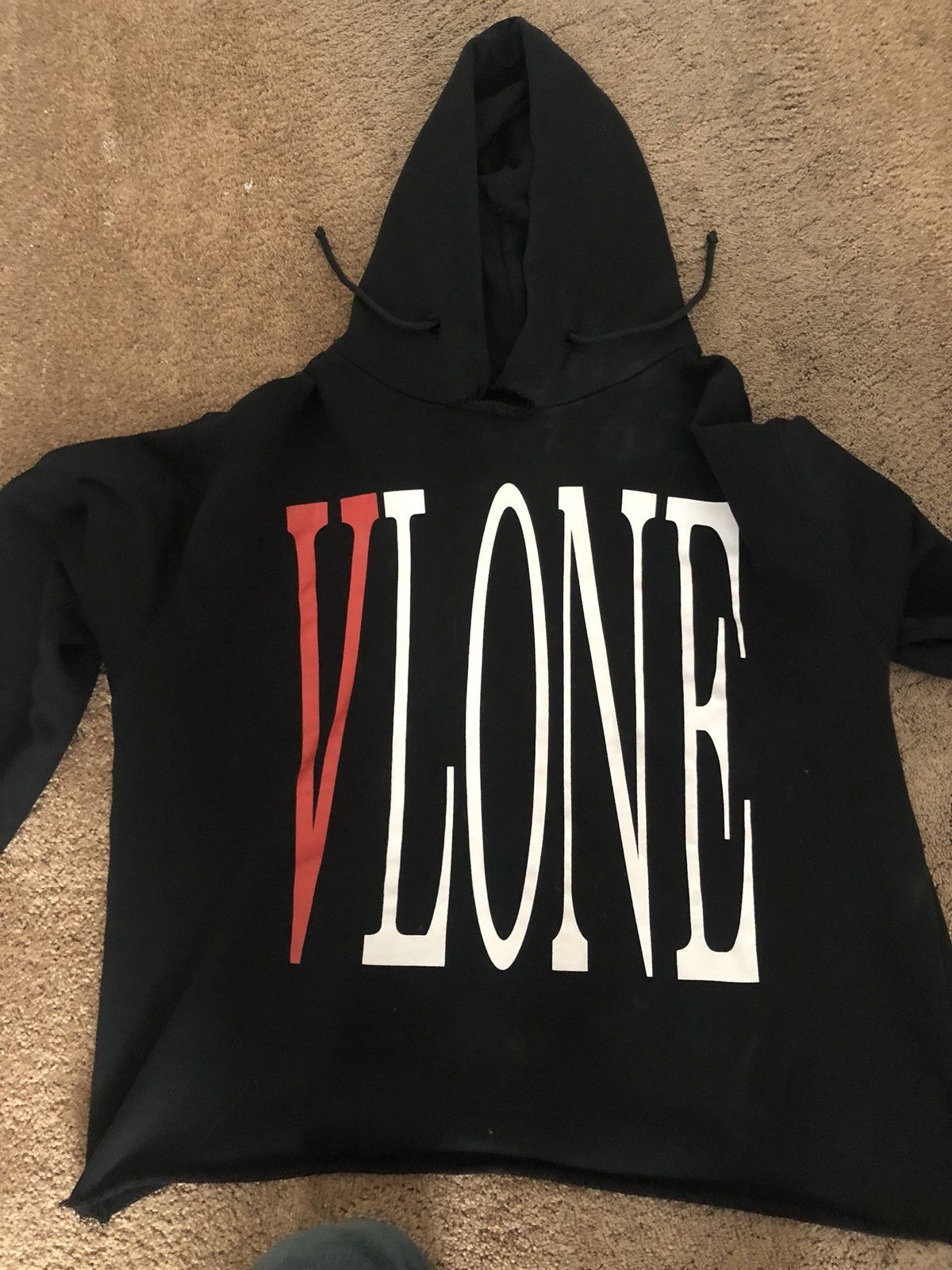 Vlone Vlone Red Classic Reversible Hoodie | Grailed