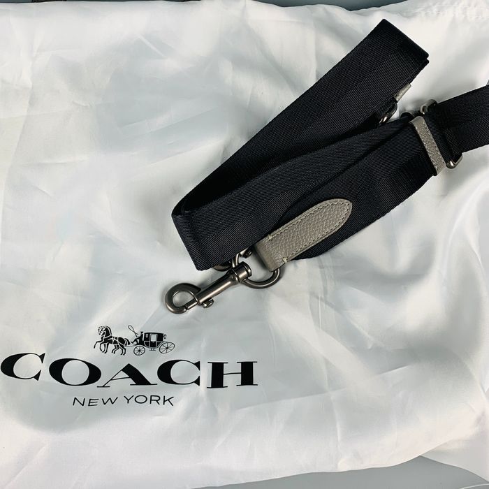 Coach Grey Pebble Grain Leather Tote Bag | Grailed