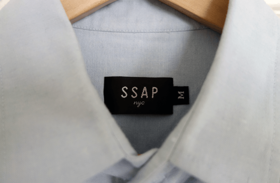 Ssap Blue Shirt w Paisley Sleeves | Grailed