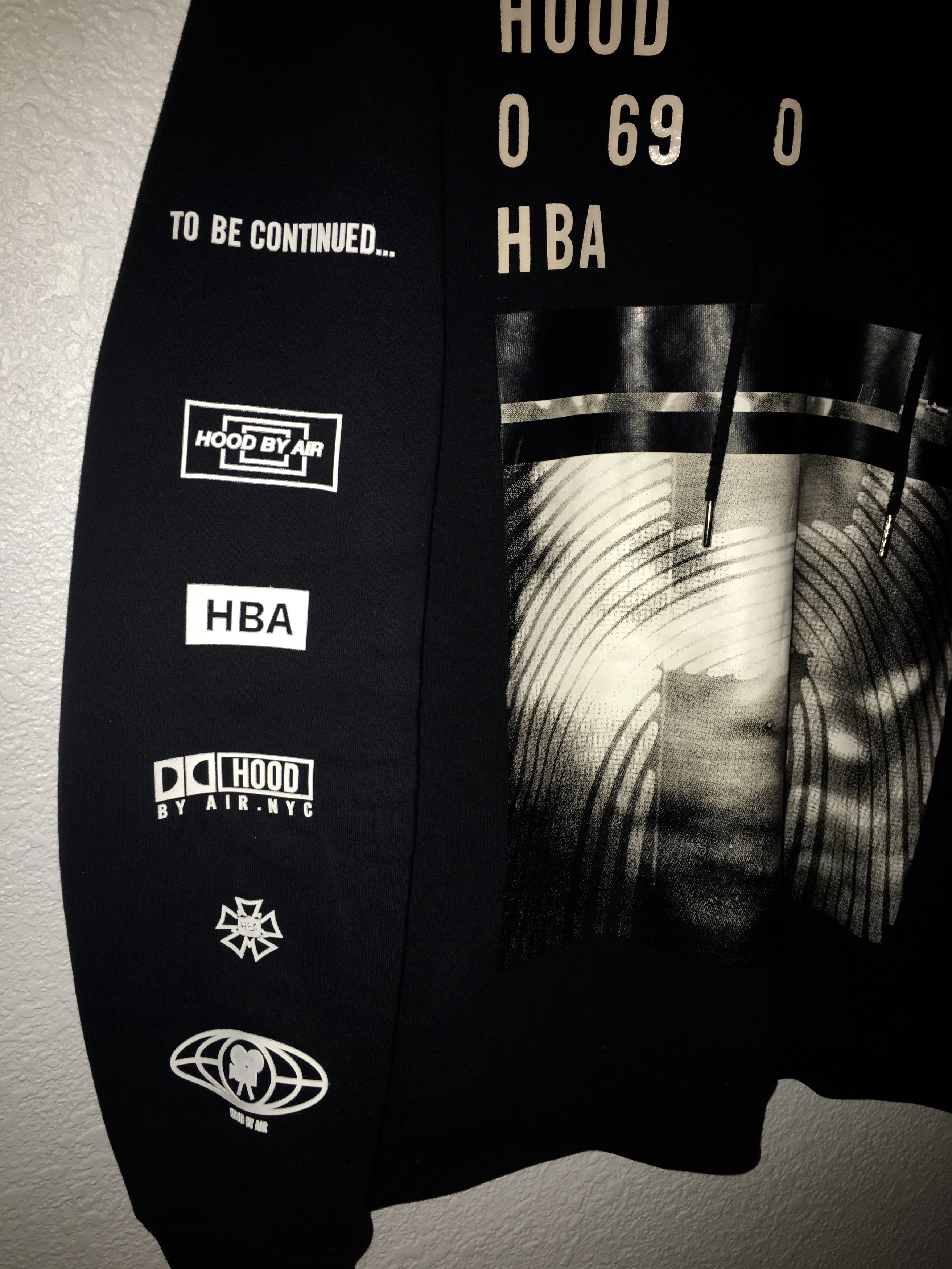 Hood By Air HBA Vertical Padded Hoodie | Grailed