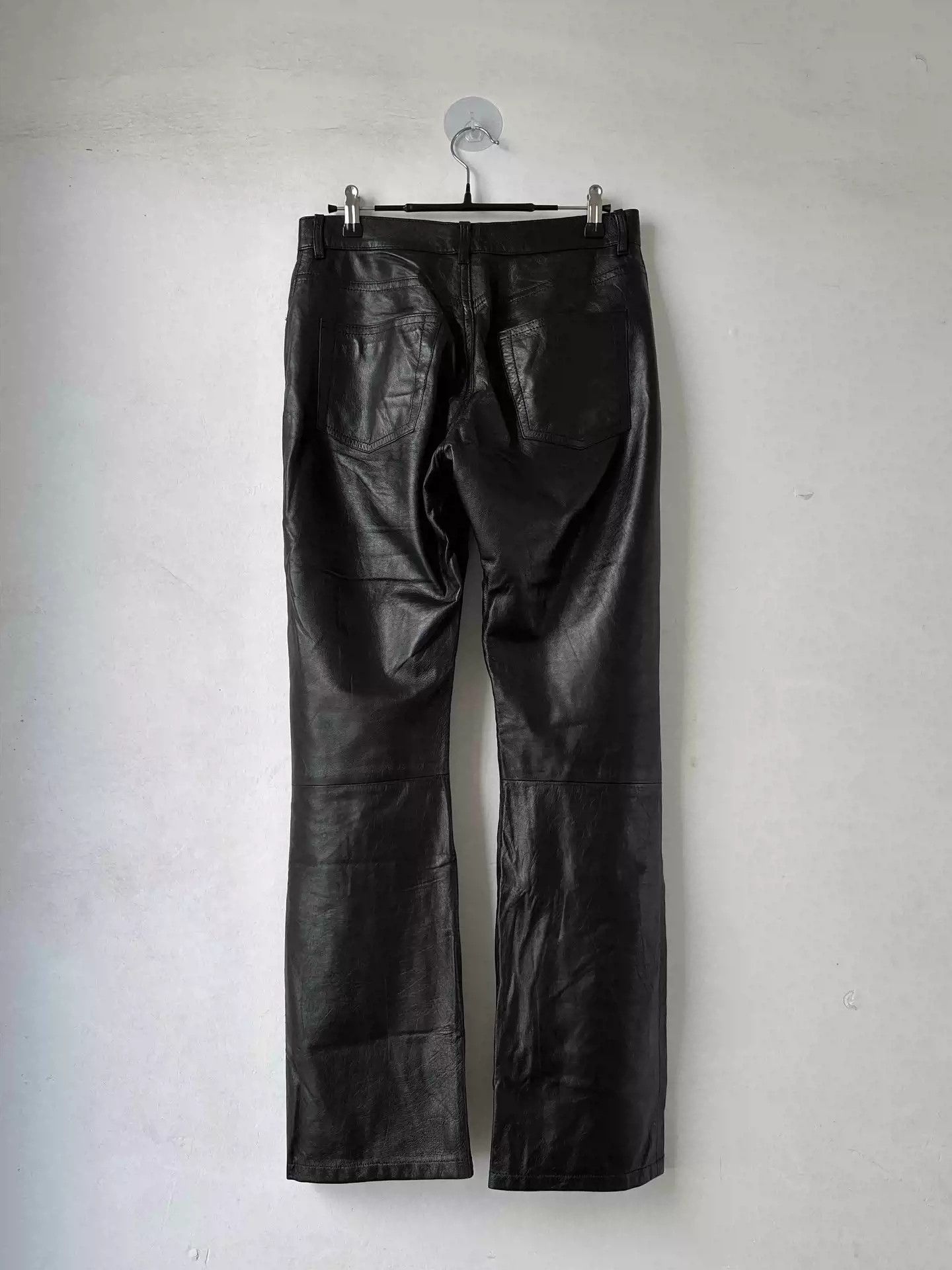 Helmut Lang Helmut lang archive leather pants A/W1999 micro lambskin ...