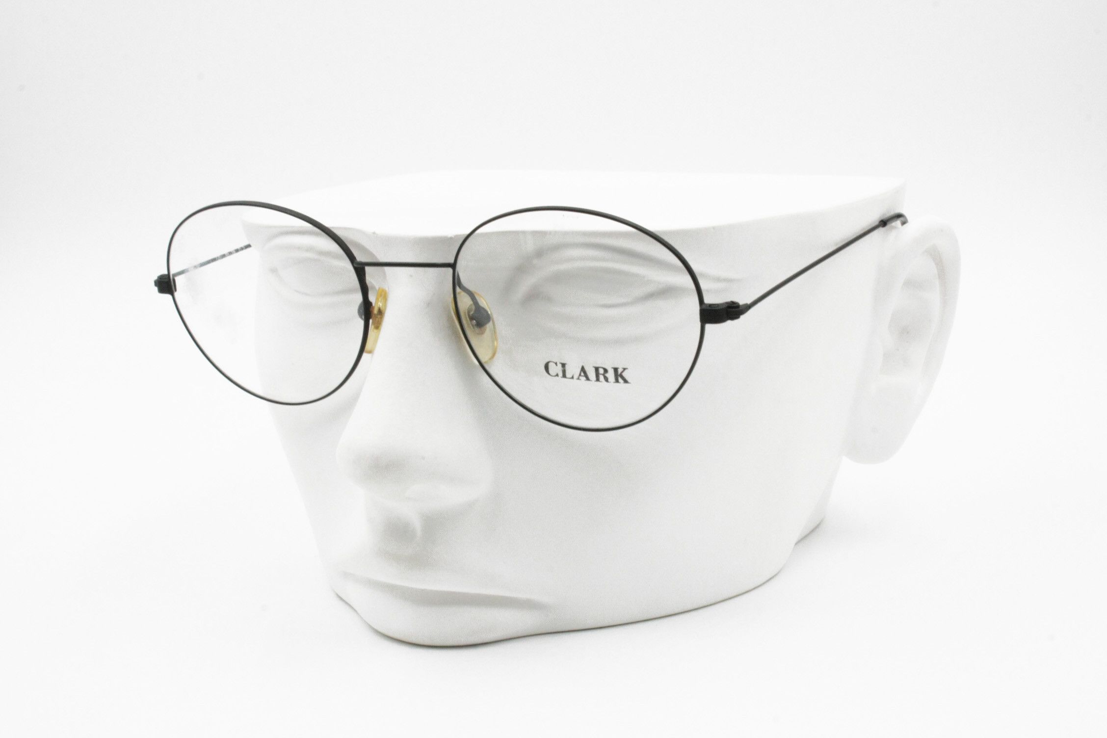 Trevi Coliseum Clark by Trevi 720 48-18 black round eyeglass frame slim ...