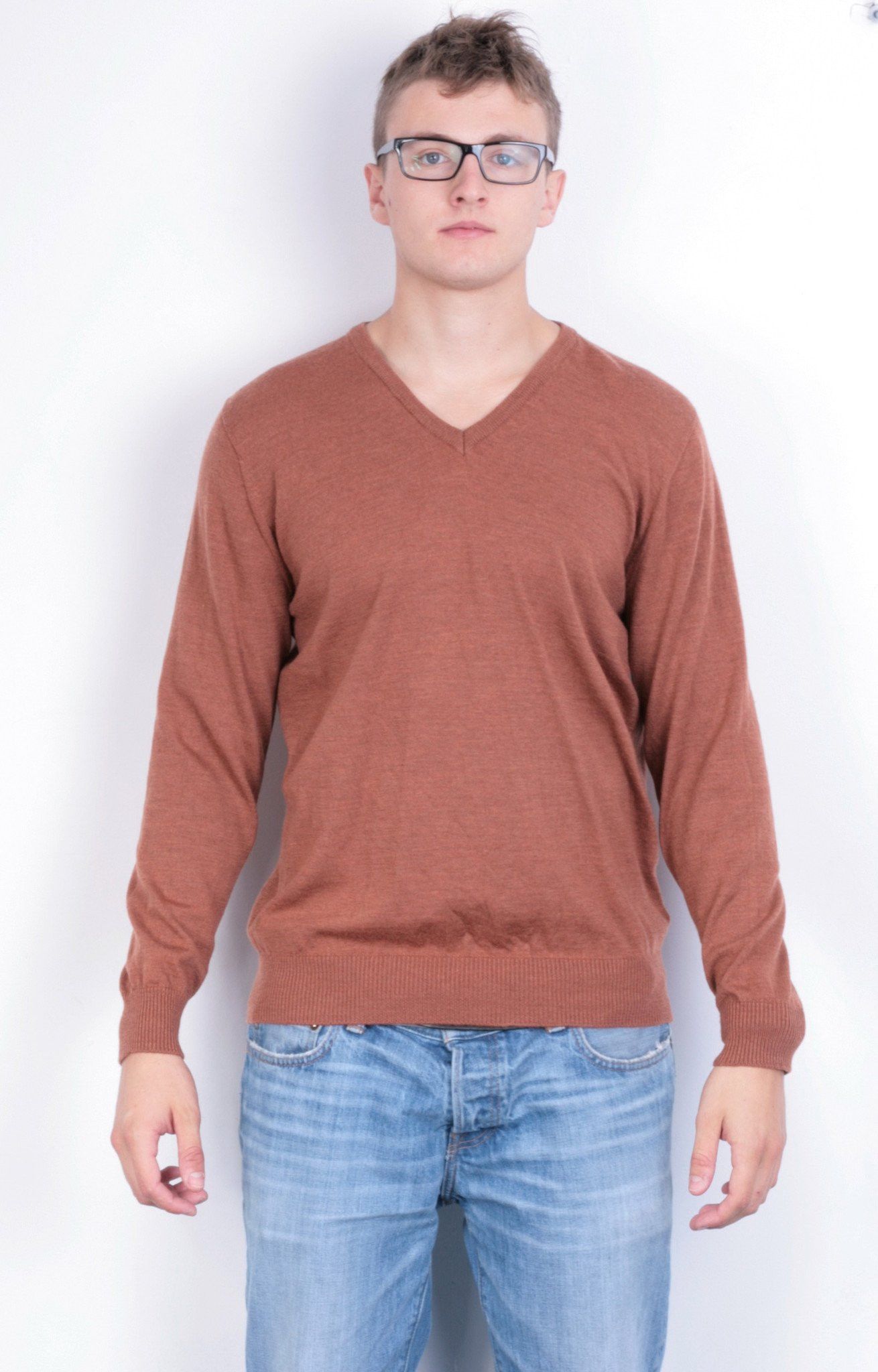 Marks And Spencer Marks & Spencer Merino Wool Collezione Mens L Jumper ...