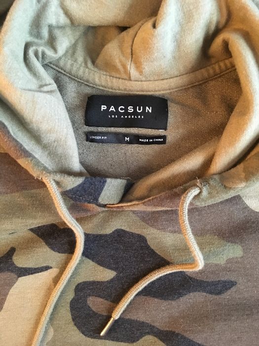 Pacsun Camouflage Longline Hoodie | Grailed