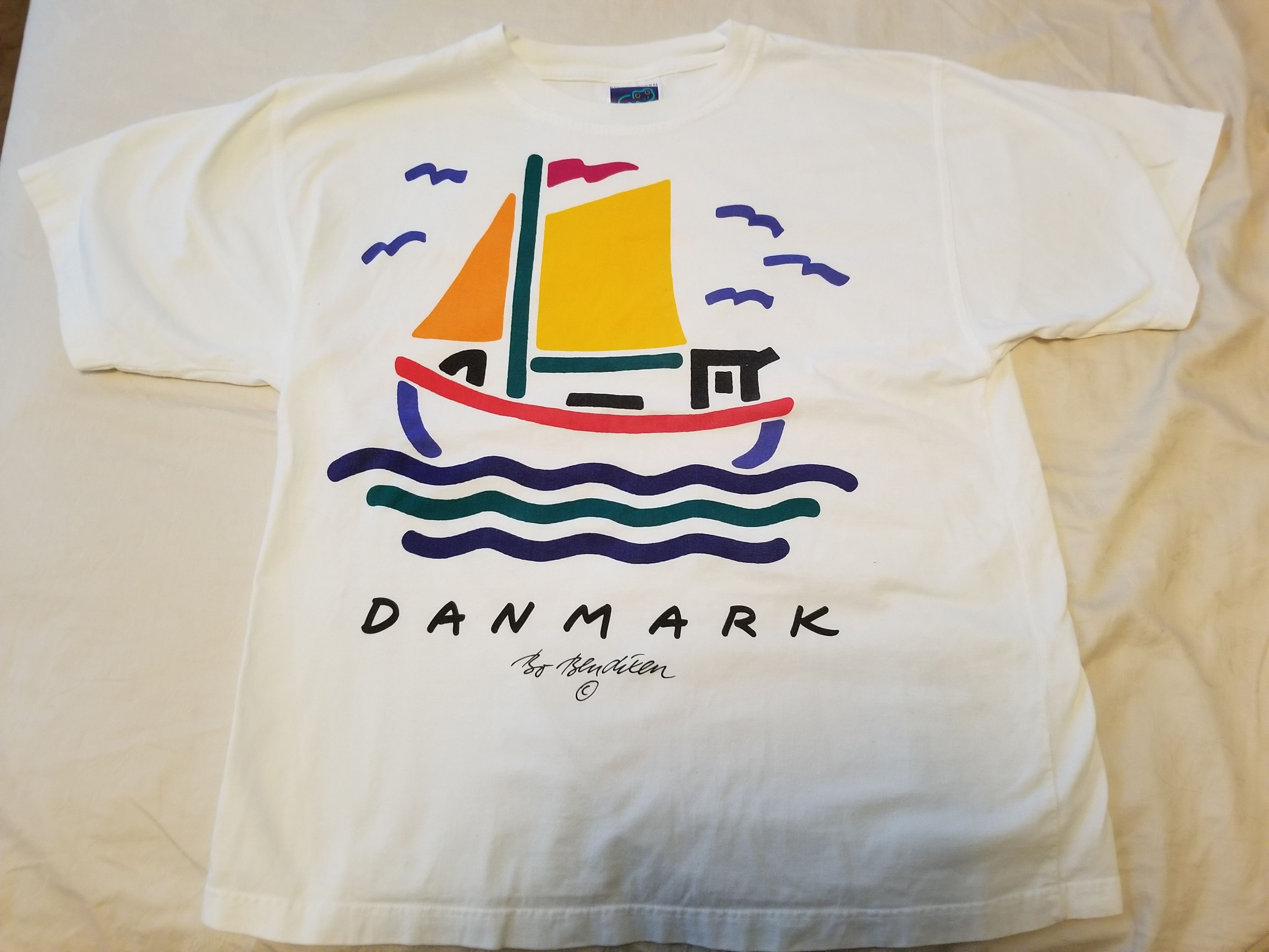 Vintage Bo Bendixen "Danmark" t-shirt | Grailed