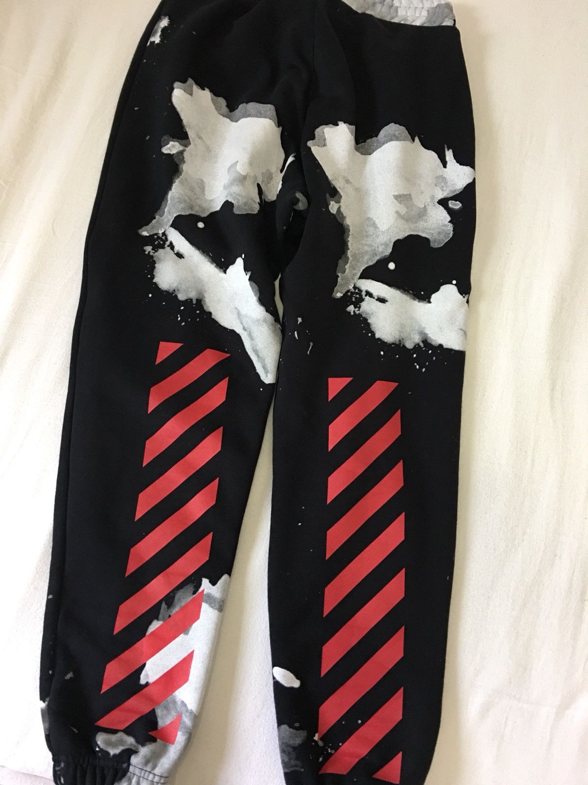 Off-White Off White Liquid Spots Sweatpants | Grailed