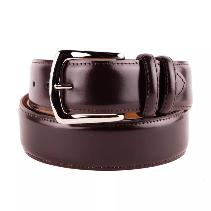 Designer Made in Italy Elegant Leather Belt Combo in Brown & Black ...