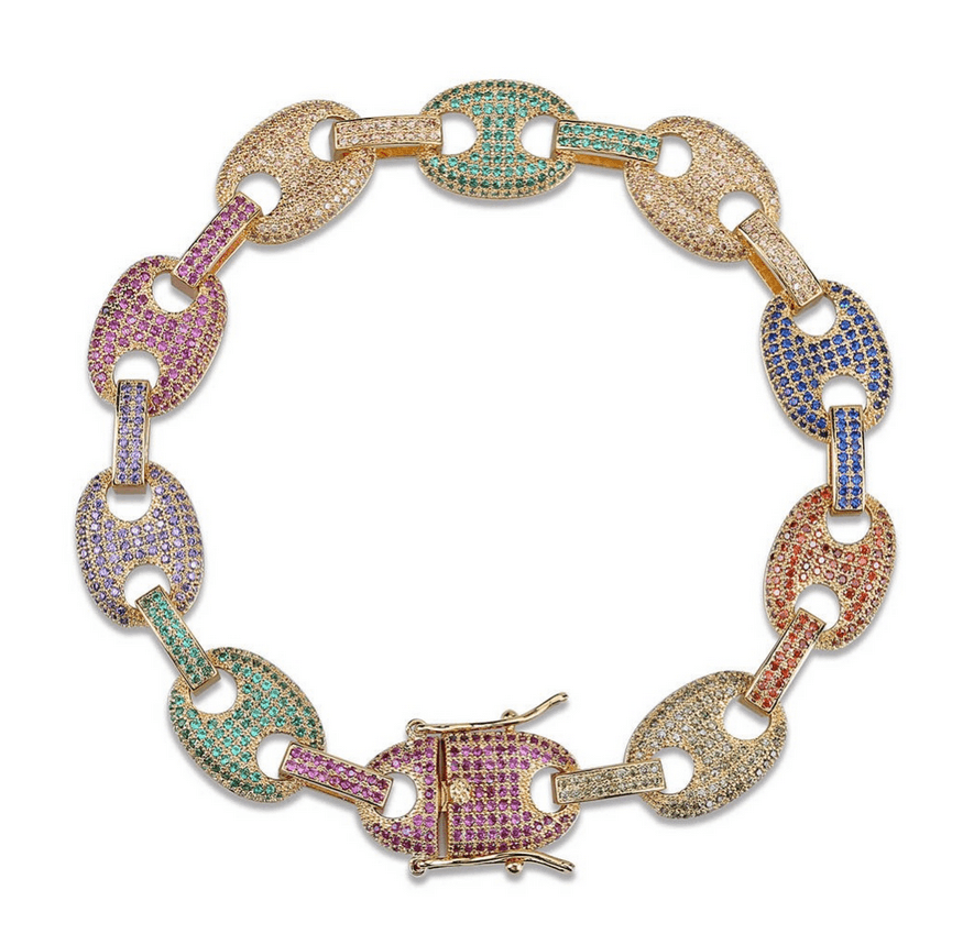 Jewelry *LAST DROP* MESSAGE OFFERS|12MM Gucci Link Mariner Puffed Anchor Bracelet 14K Gold Multi ...