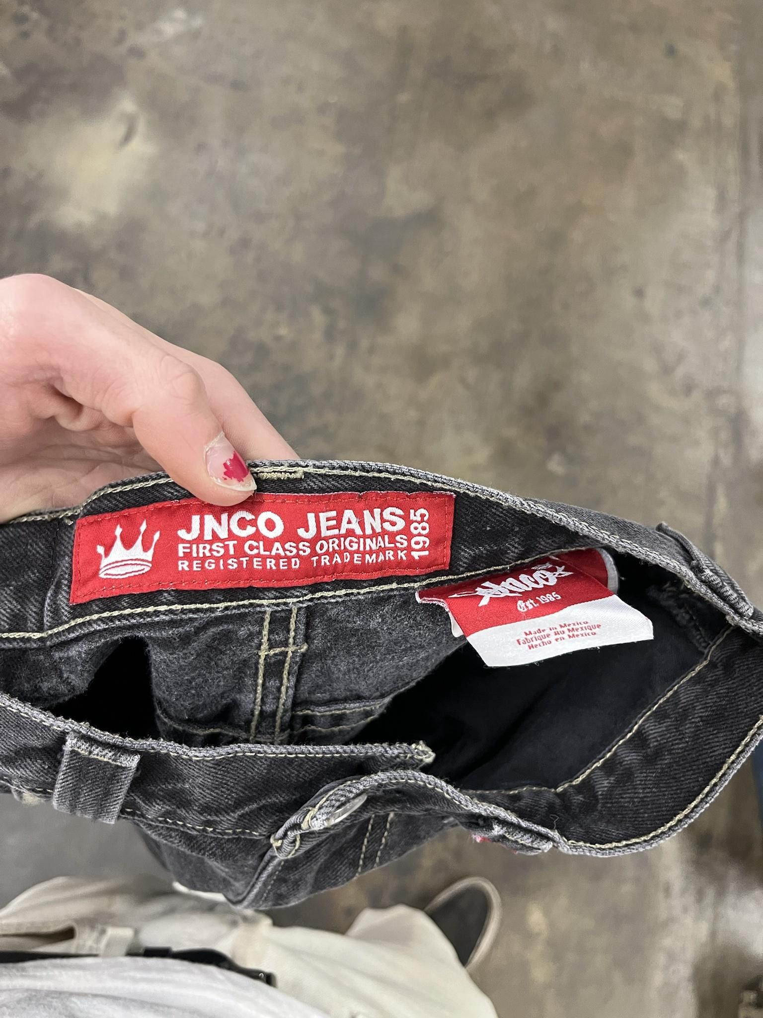 JNCO × Vintage Y2K JNCO Alligator Back Pocket Jorts | Grailed