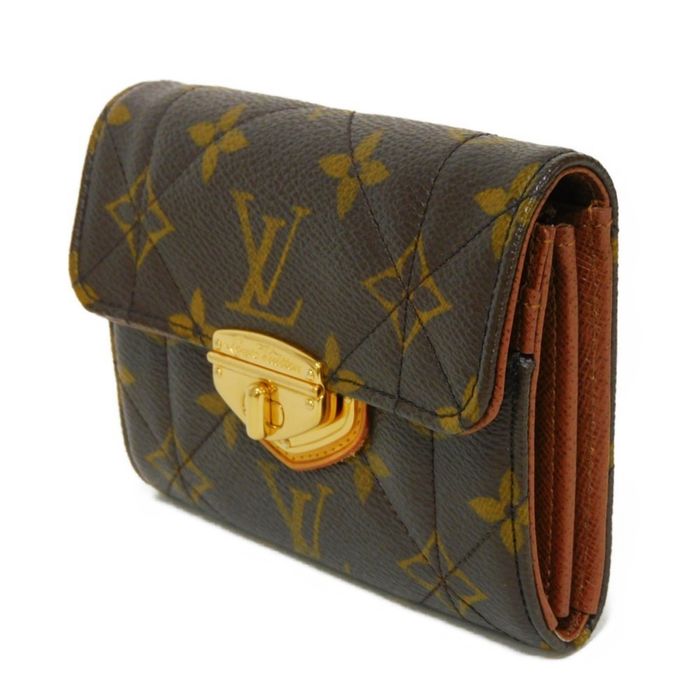 Louis Vuitton LOUIS VUITTON Bifold Wallet Portefeuille Compact Turn ...