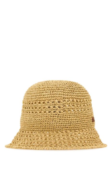 Miu Miu Raffia Bucket Hat | Grailed