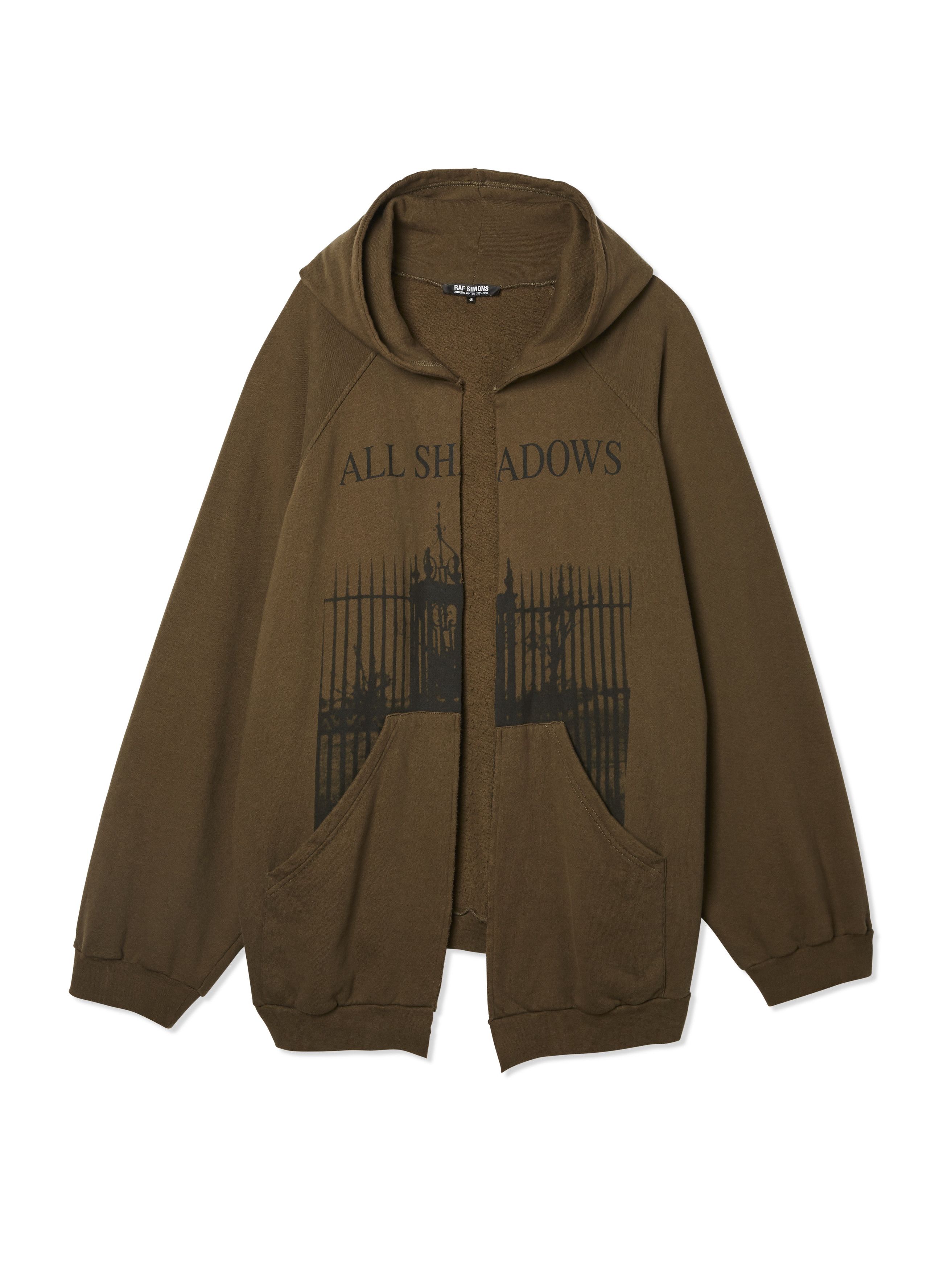 Raf Simons “All Shadows” Oversized Hoodie | Grailed