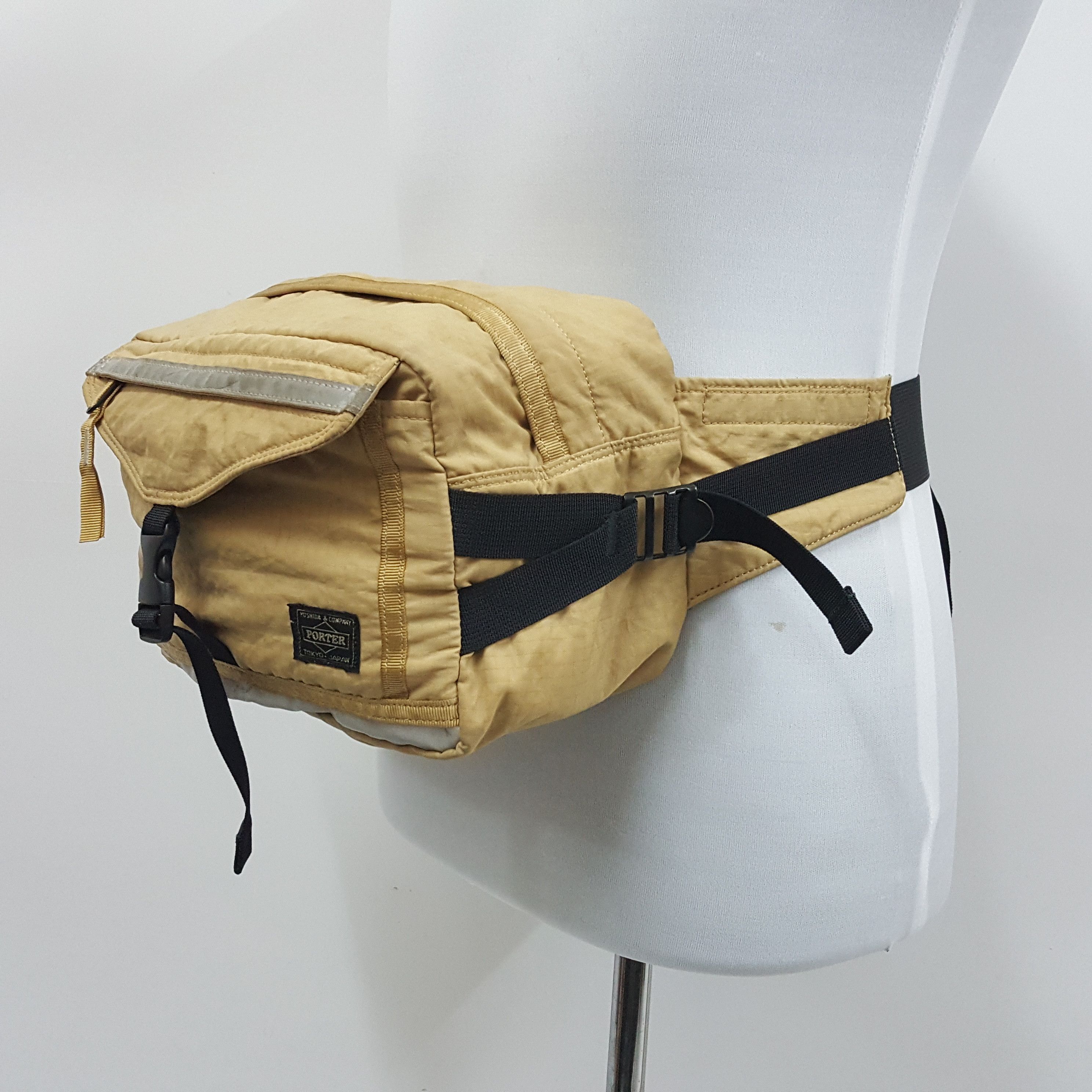 Japanese Brand × Porter Vintage PORTER nice design waist bag japan made ...