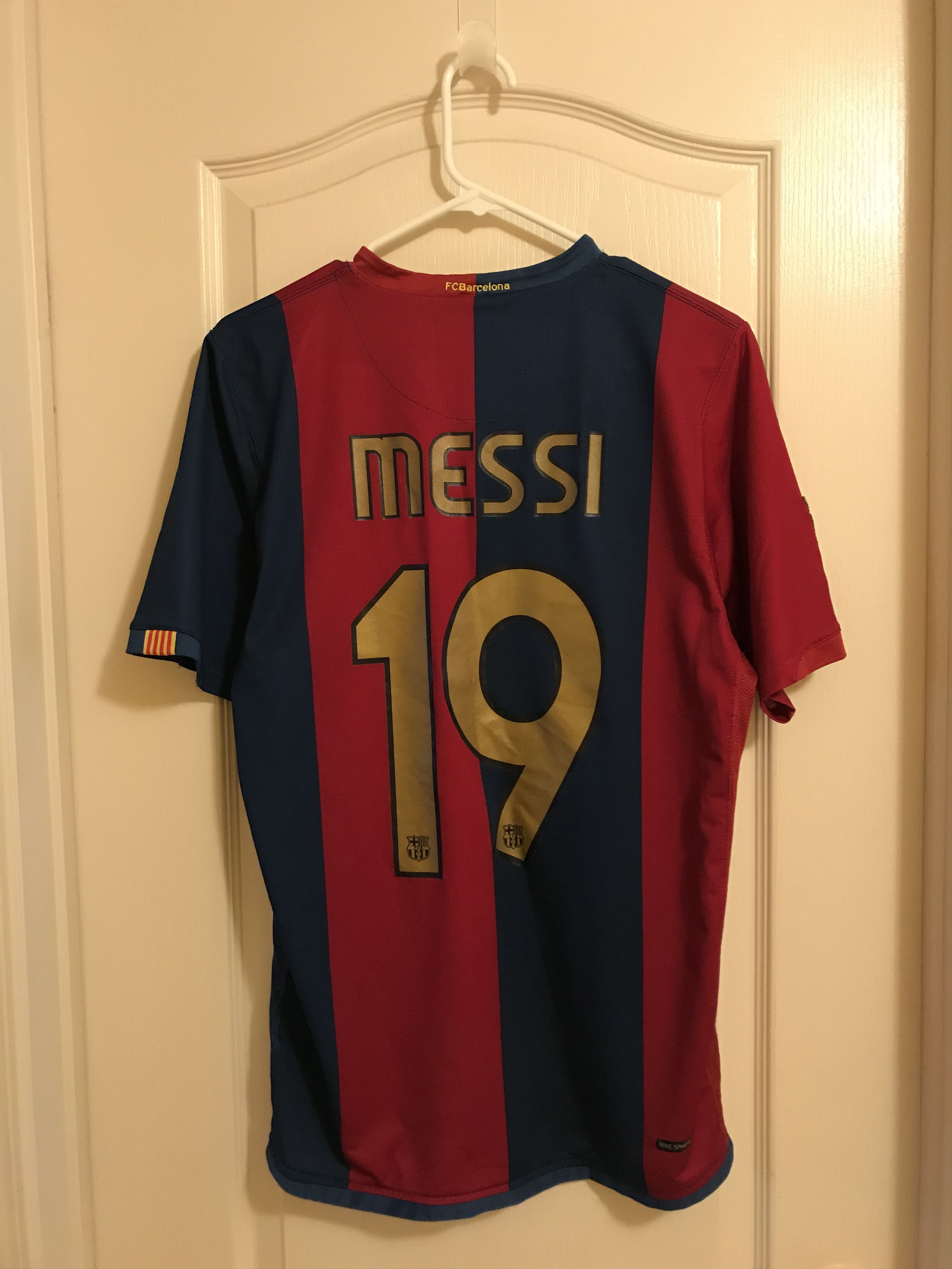 Nike Vintage Lionel Messi #19 Barcelona Soccer Jersey | Grailed