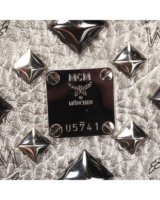 MCM Grey Visetos Backpack Bag in B Condition | Grailed