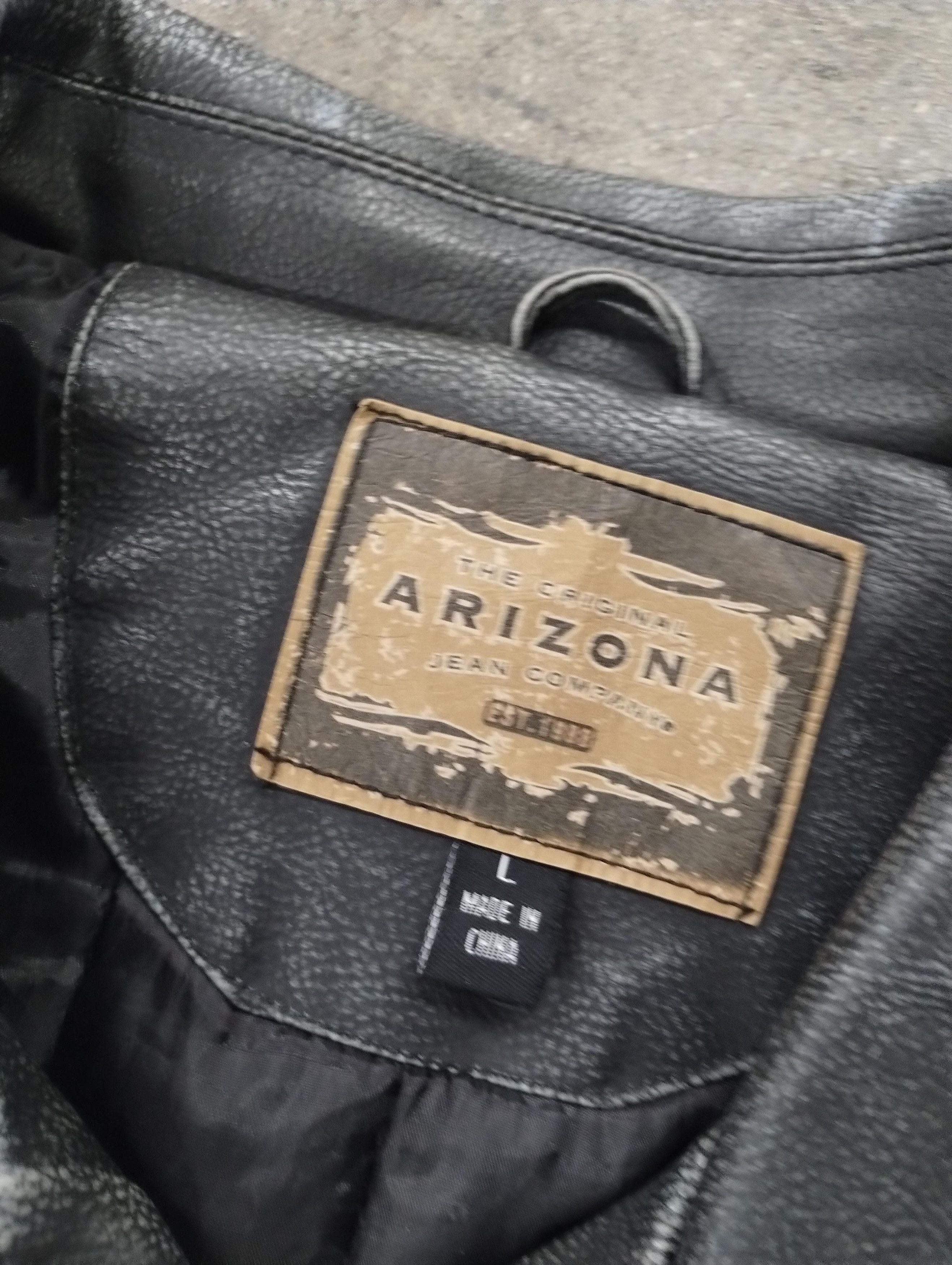 AriZona × Leather Jacket × Vintage Vintage Arizona Leather Jacket | Grailed