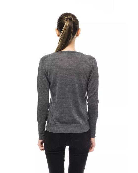 Emanuel Ungaro V Neck Logo Sweater | Grailed