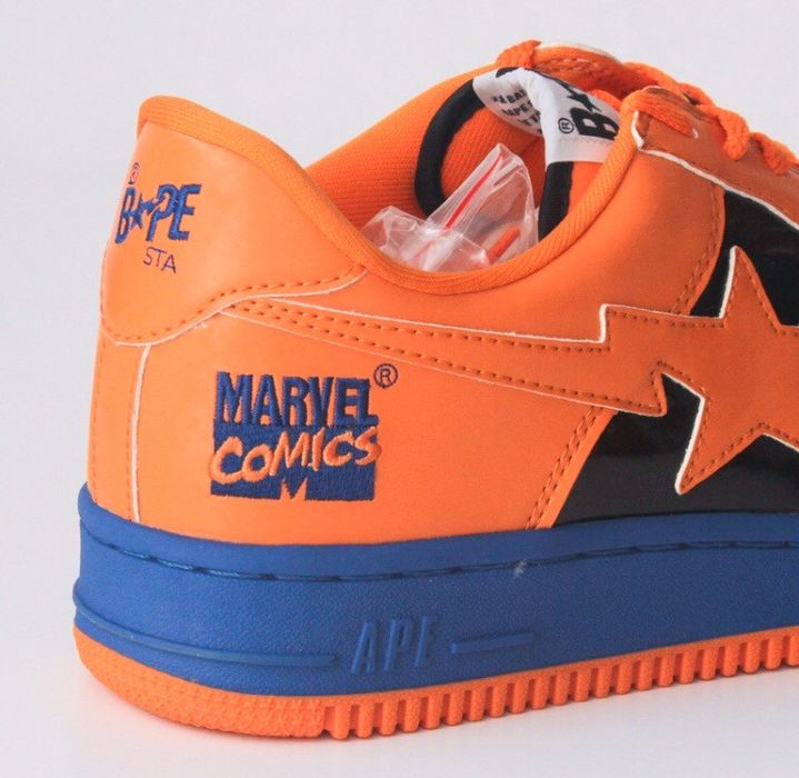 Bape A Bathing Ape X Marvel Comics Fantastic Four Human Torch Bapestas ...