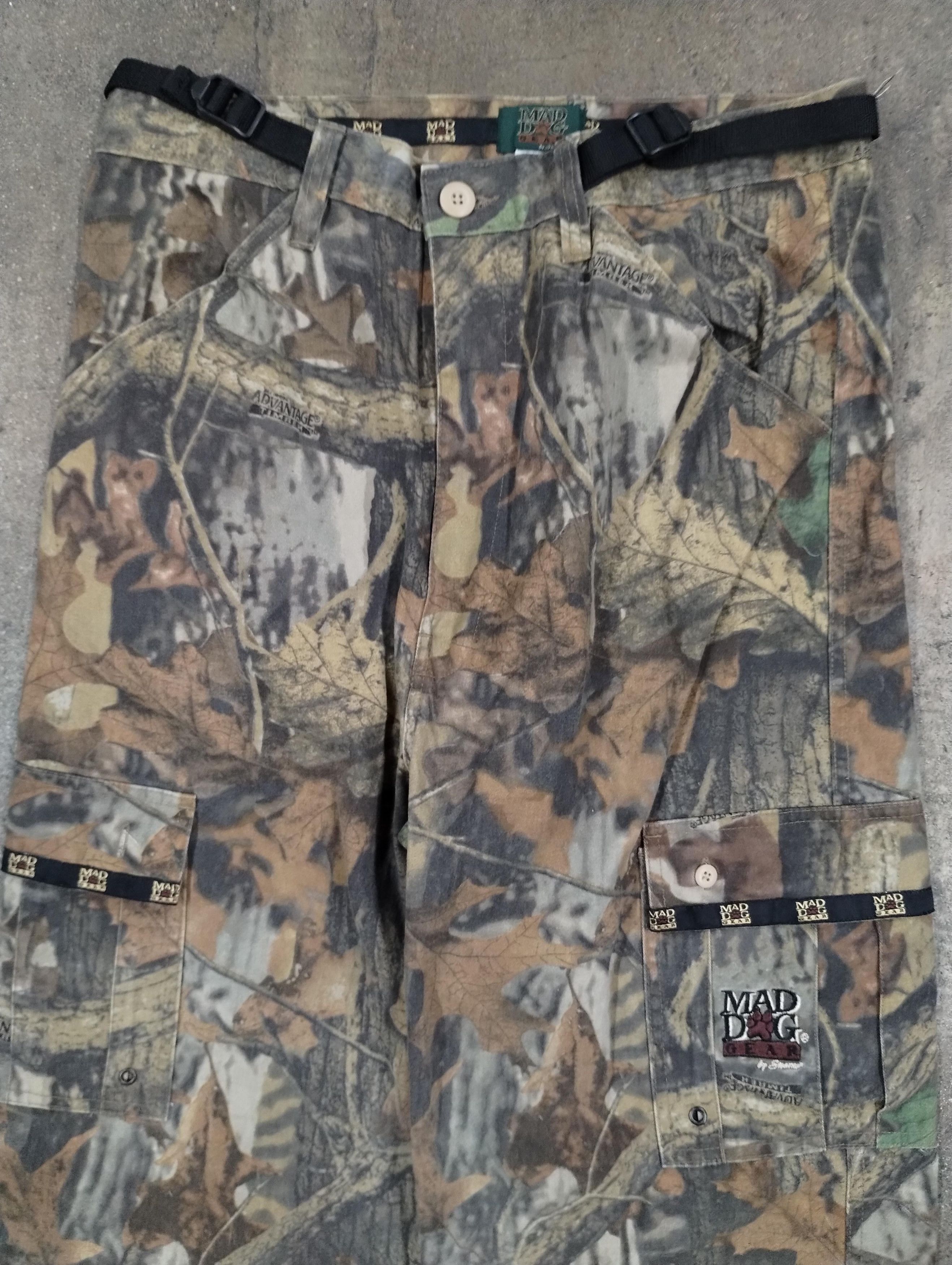 Vintage Vintage Mad Dog Gear Camo Cargo Pants | Grailed